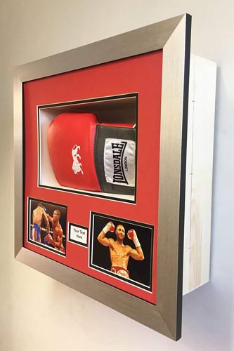 Boxing Glove Display Frame for Signed Boxing Gloves with choice of ...